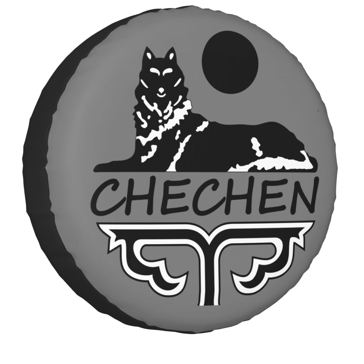 Chechen Flag Spare Tire Cover Chechnya Power Car Wheel Protectors ...