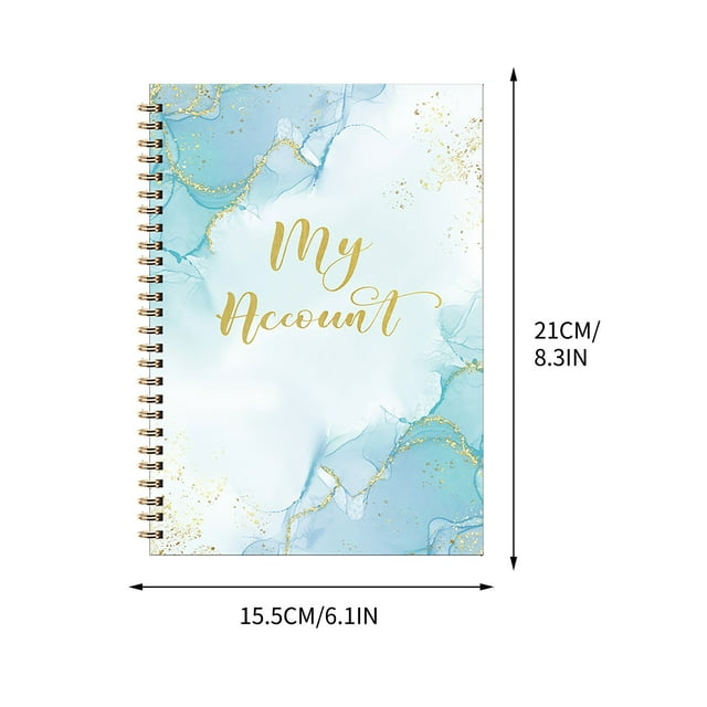 Check Book Register & Debit Card Ledger Notebook - Checking Account ...