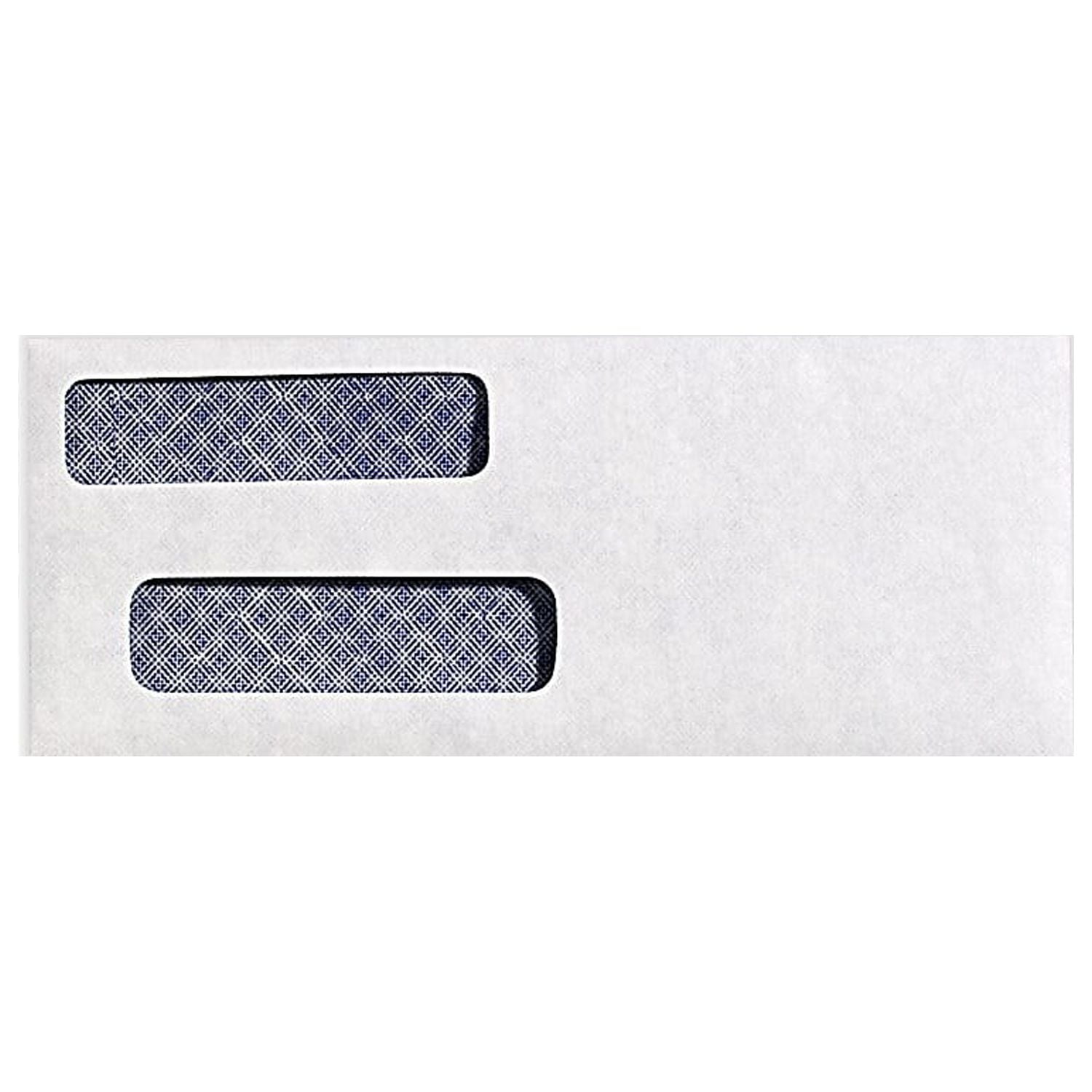Check Double Window Envelopes (3 5/8" x 8 3/4") - 24lb. Bright White ...