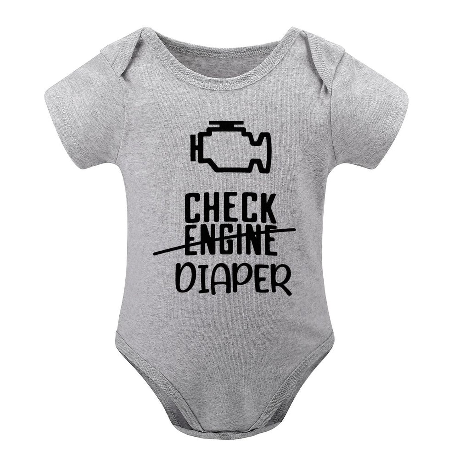 Check Engine - Baby Clothes - Funny Newborn Bodysuit Outfits for Boys ...