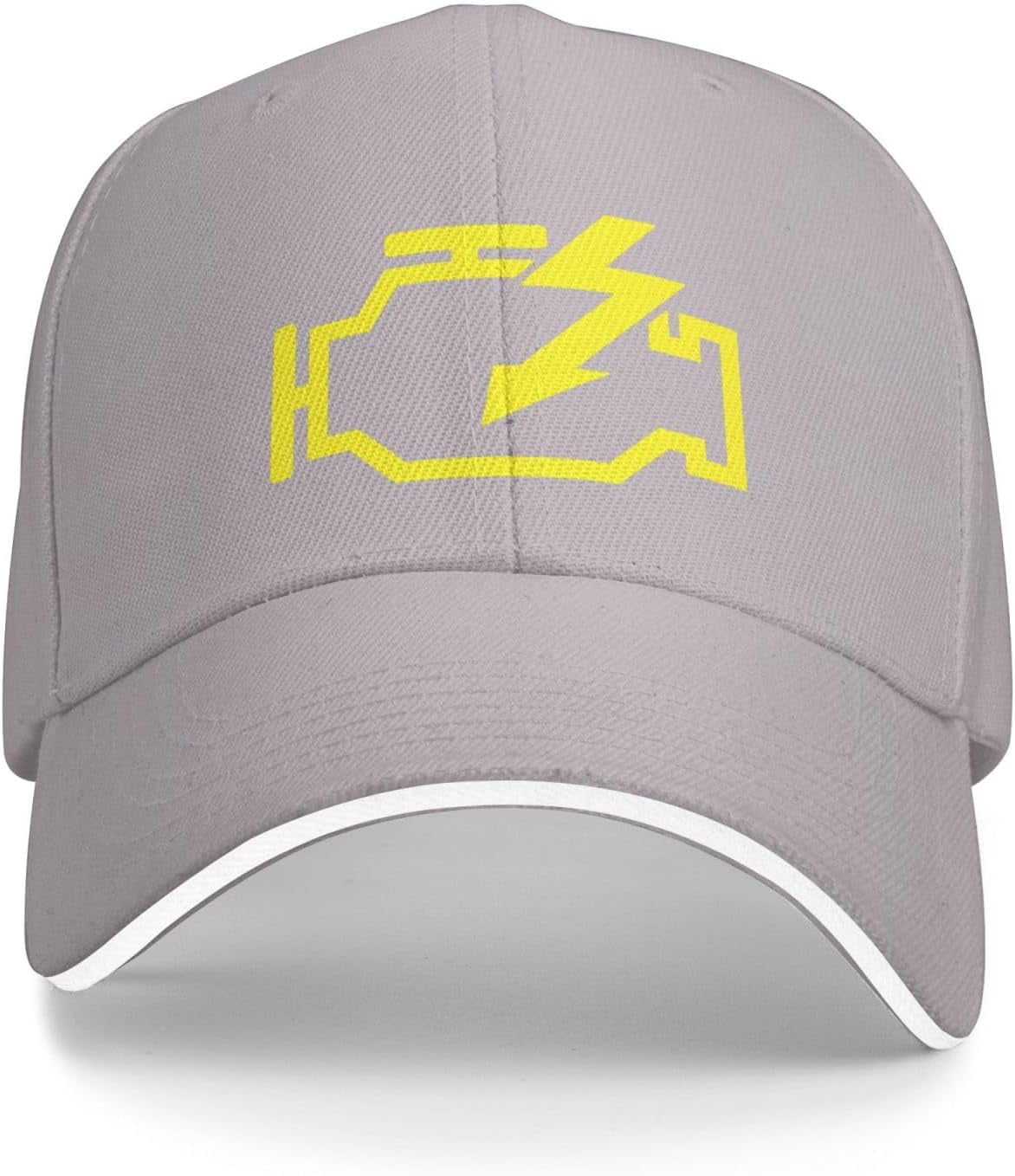 Check Engine Light Mechanic Auto Repair Hat Funny Sandwich Visor Golf ...