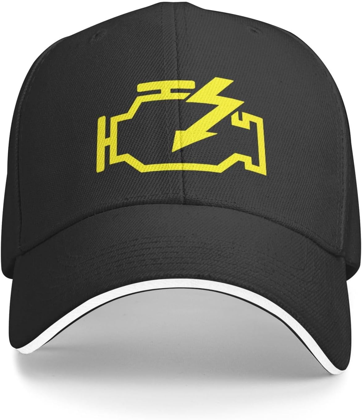 Check Engine Light Mechanic Auto Repair Hat Funny Sandwich Visor Golf ...