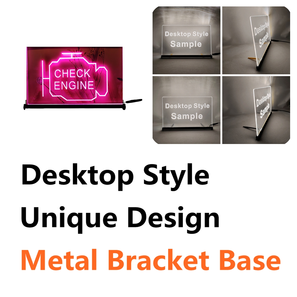 Check Engine Vintage LED Neon Sign-Posters,3DCarving,Wall,Home,Room ...