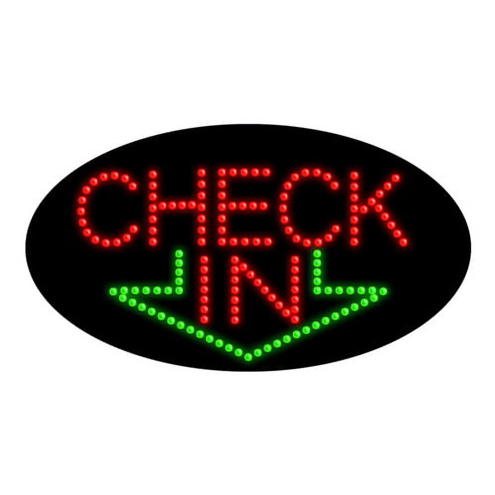 Check In-LED Dots Sign Made in USA - Walmart.com
