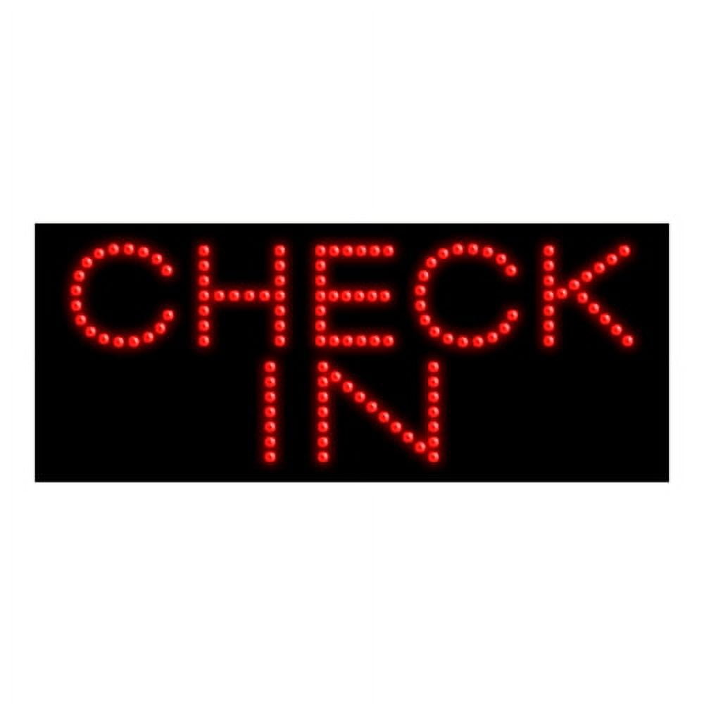 Check In-LED Dots Sign Made in USA - Walmart.com