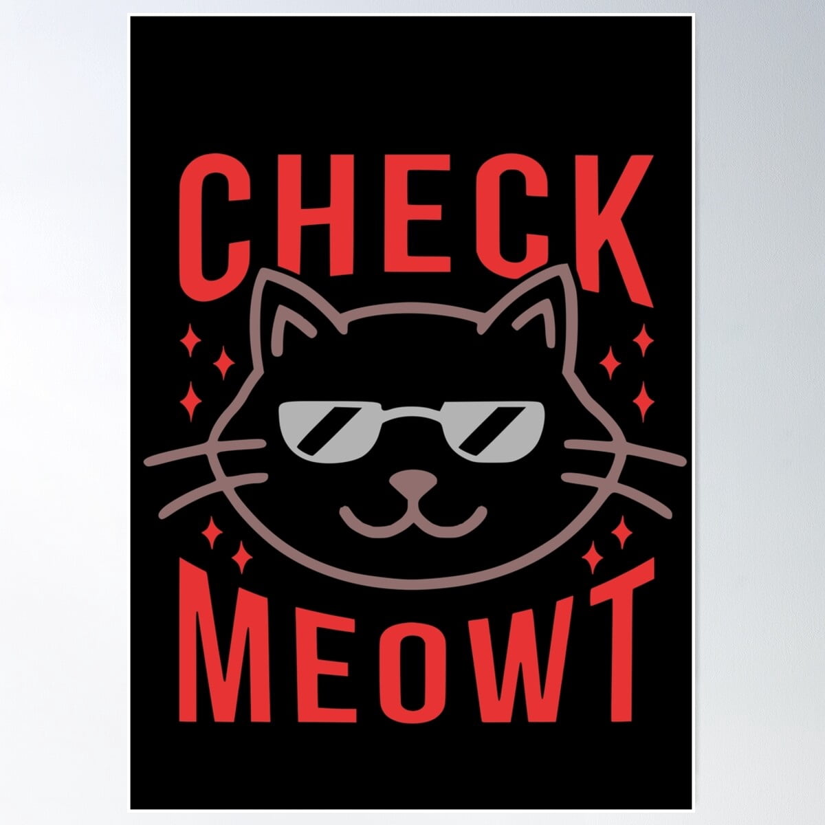 Check Me Out Poster Wall Art, Modern Wall Decor For Living Room Bedroom ...