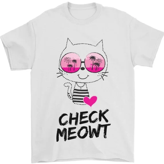 Check Meowt T-Shirt - Walmart.com