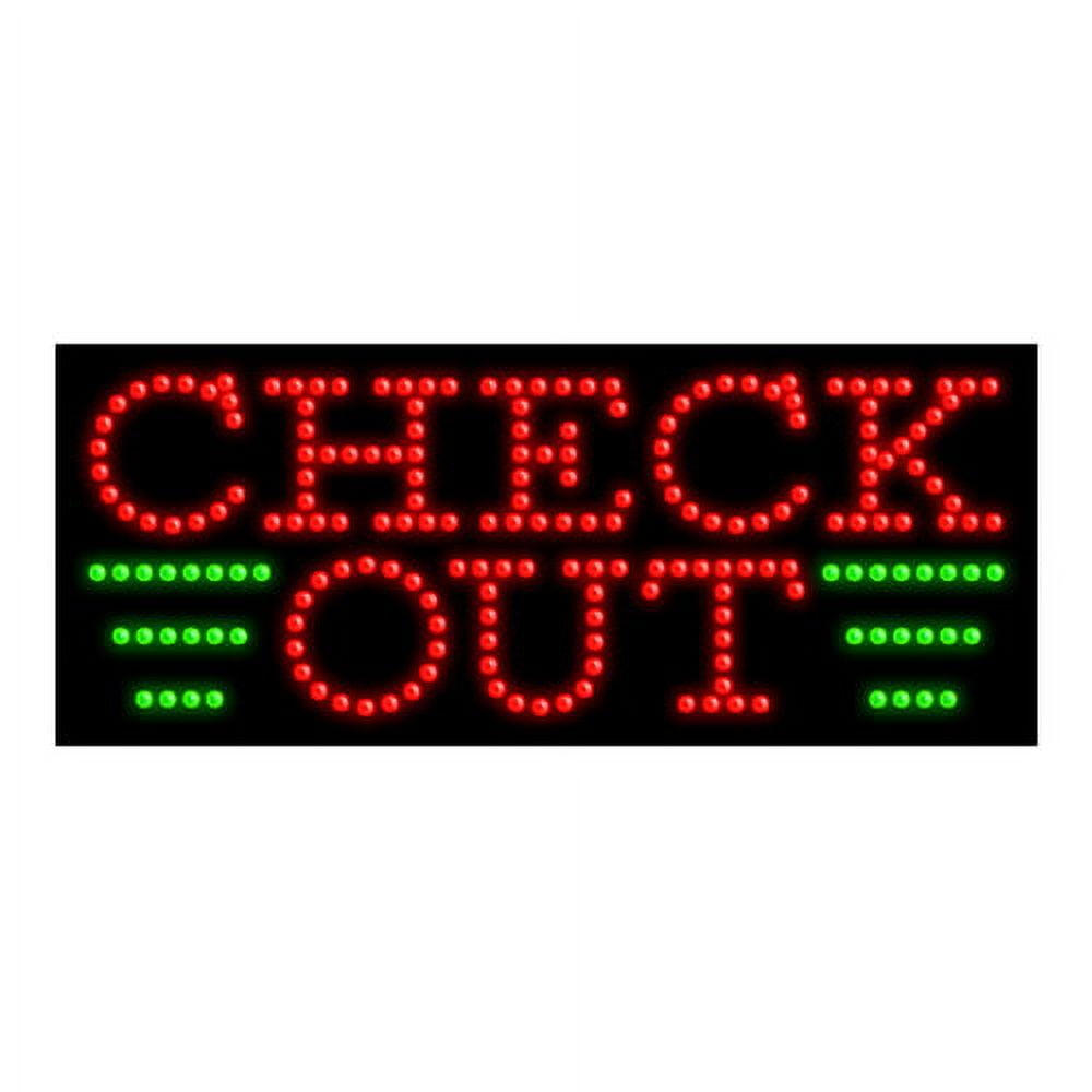 Check Out-LED Dots Sign Made in USA - Walmart.com