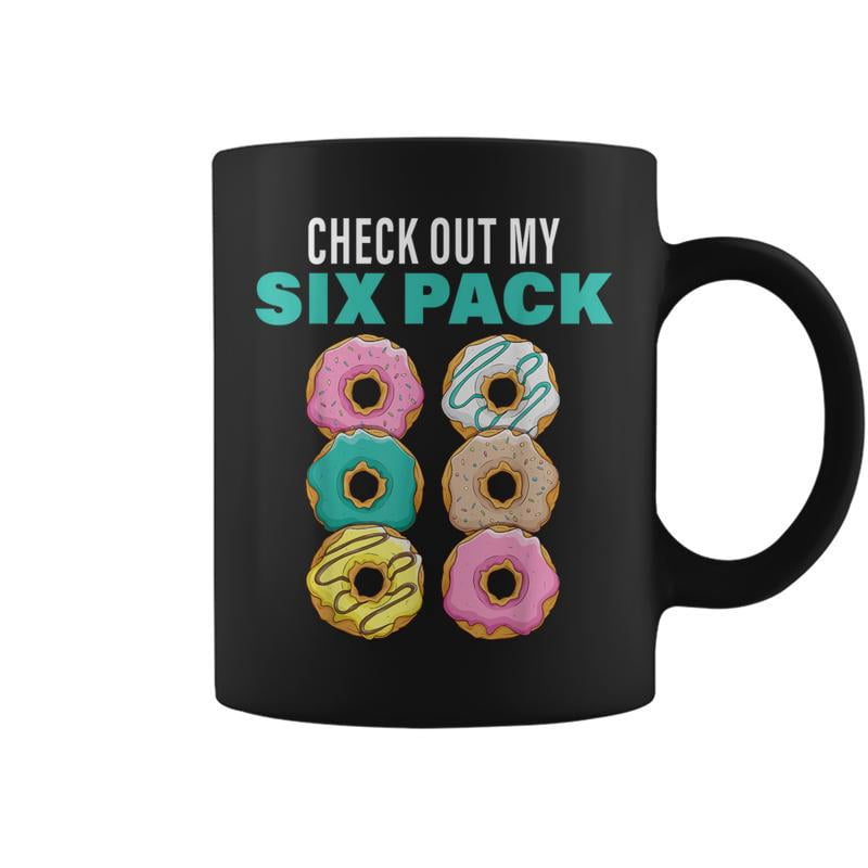 Check Out My Six Pack Novelty Donuts Womens And Mens Coffe - Walmart.com