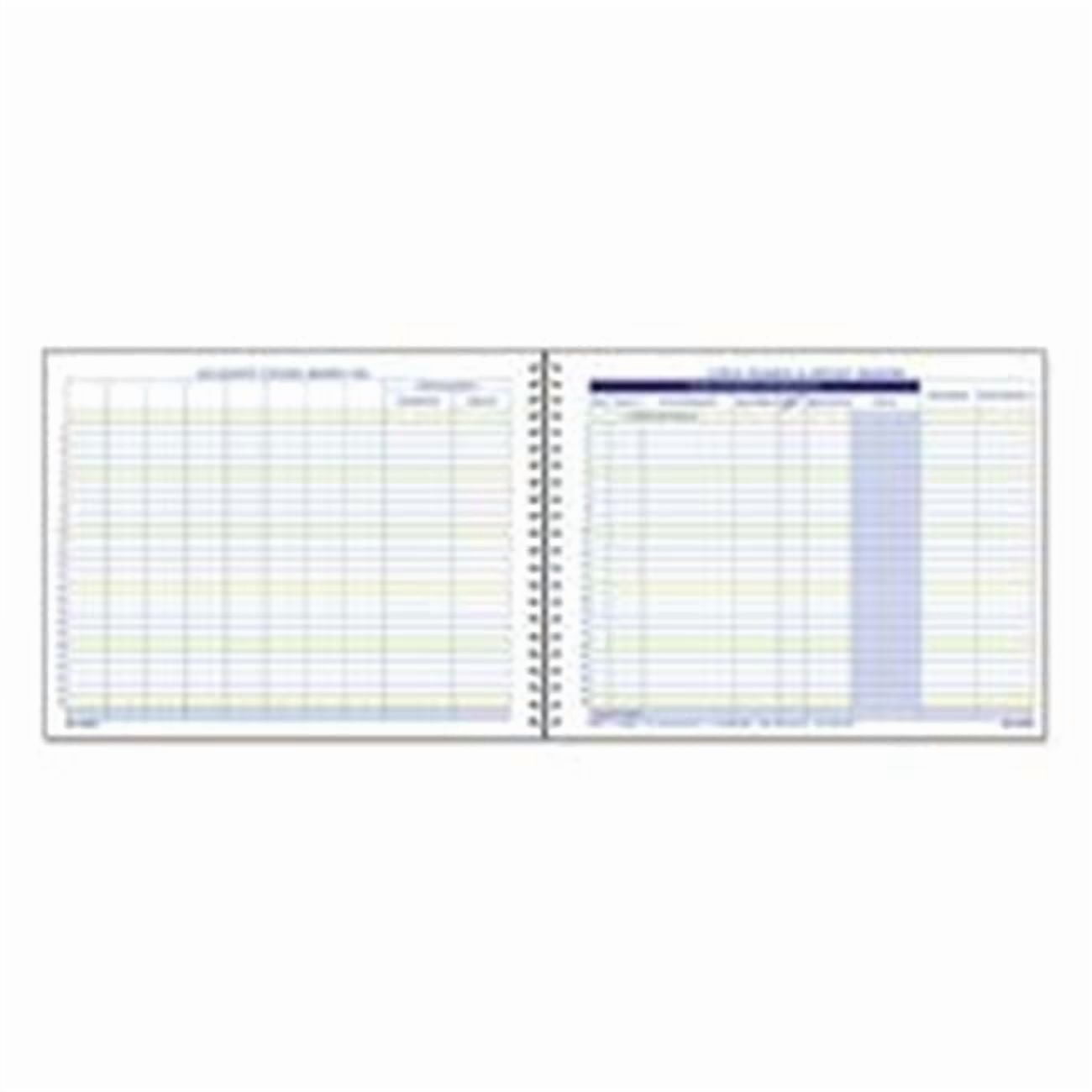 Check Payment-Deposit Register- 96 Pages- 8-.50in.x11in.- White ...