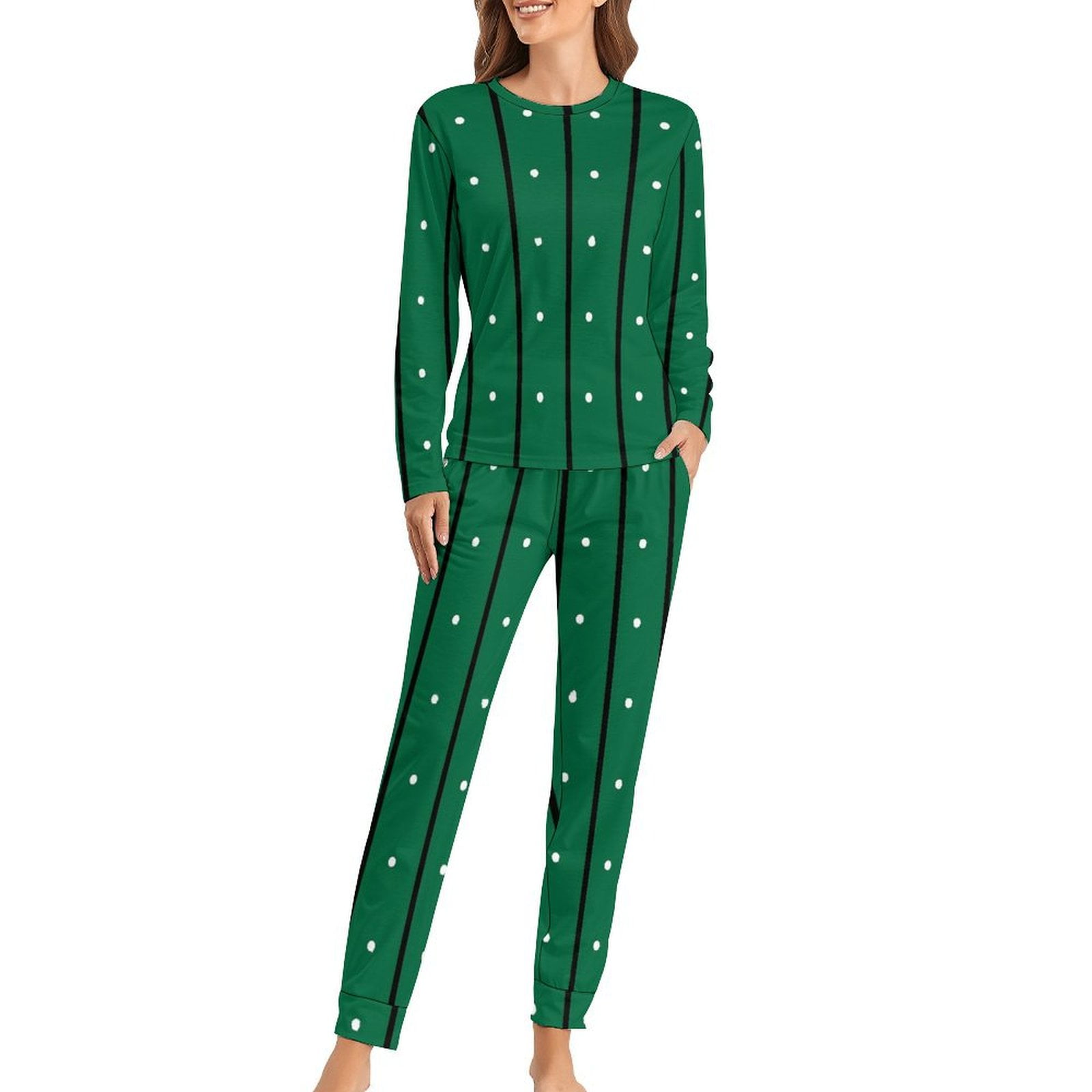 Check Print Pajamas Women Modern Checkerboard Cute Sleepwear Spring 2 ...