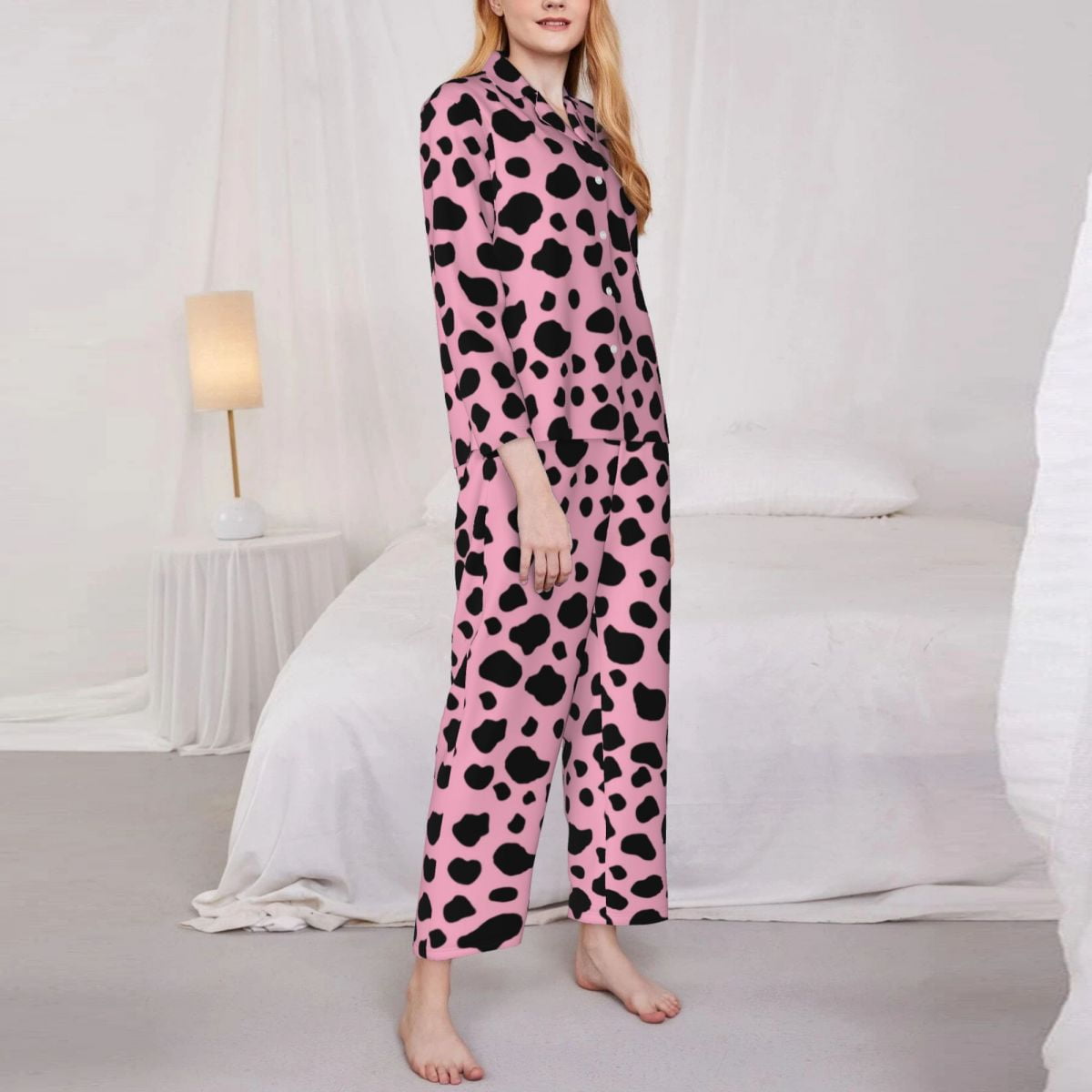 Check Print Pajamas Women Modern Checkerboard Cute Sleepwear Spring 2 ...