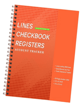 Check Registers for Personal, Accounting Ledger Book Personal ADEVIAN ...