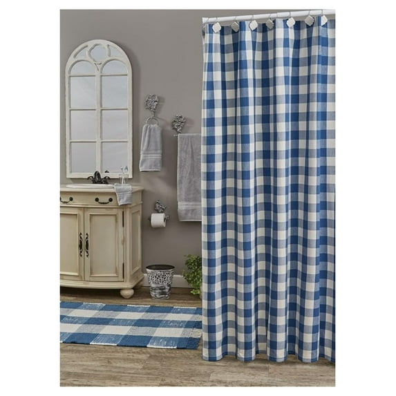 Check Shower Curtain 72" - Walmart.com