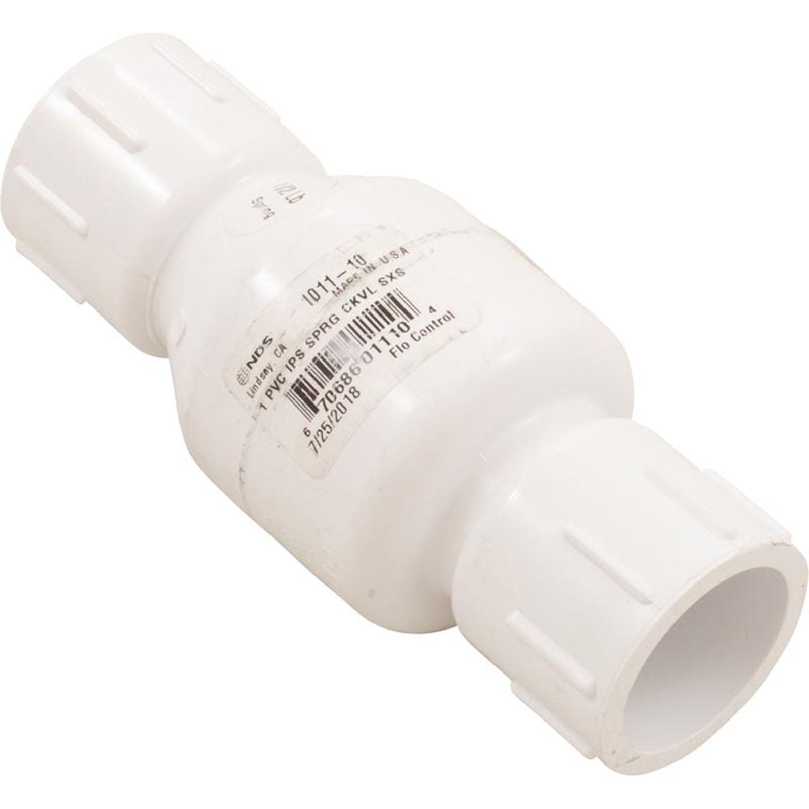 Check Valve, Flo Control 1011, 1"s, 1/2lb, Spring, Water - Walmart ...
