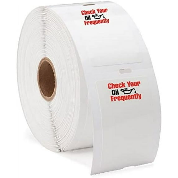 Check Your Oil Frequently Oil Change Printer Stickers - Static Cling ...