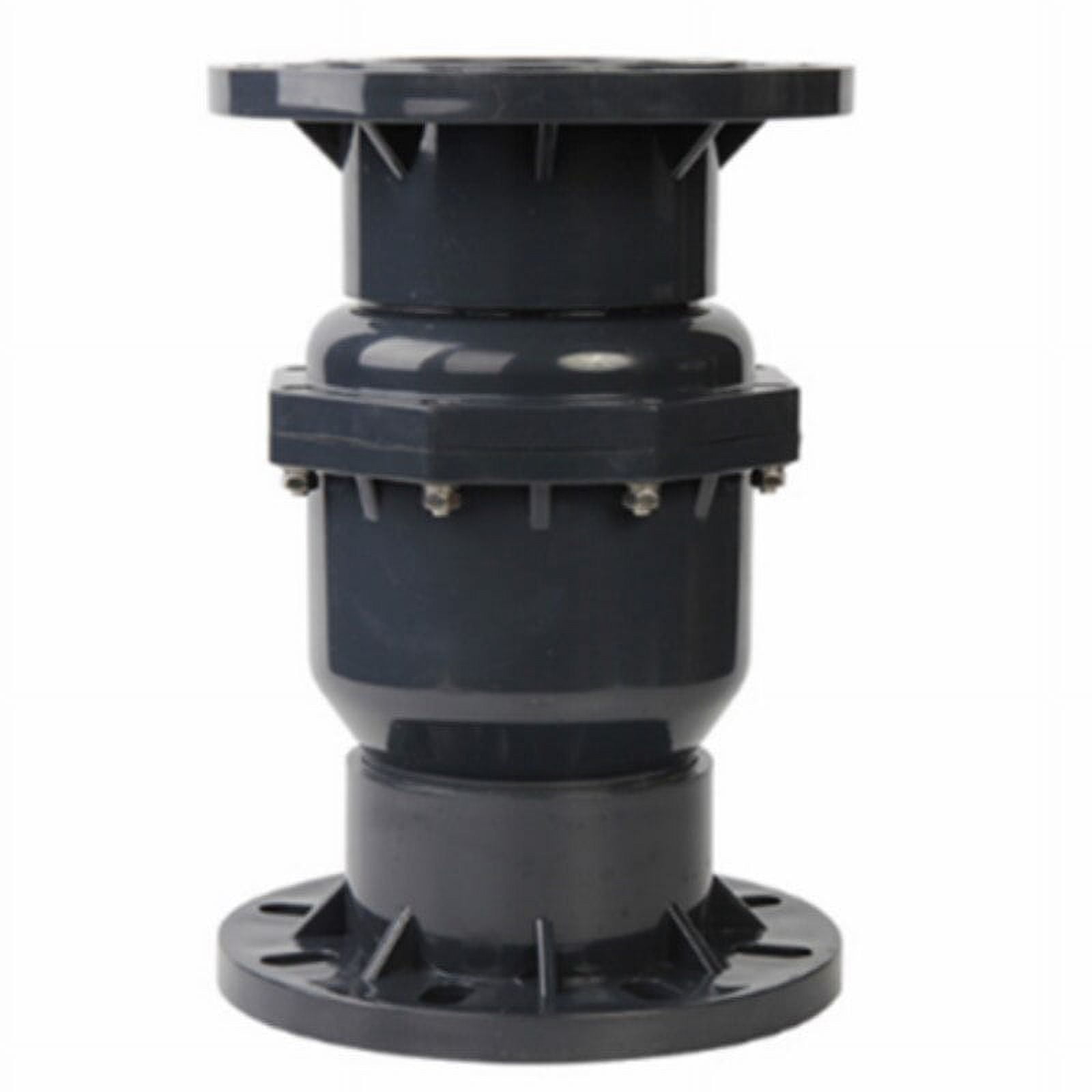 Check valve type PVC-U With fixed flanges metric UPVC flange check ...