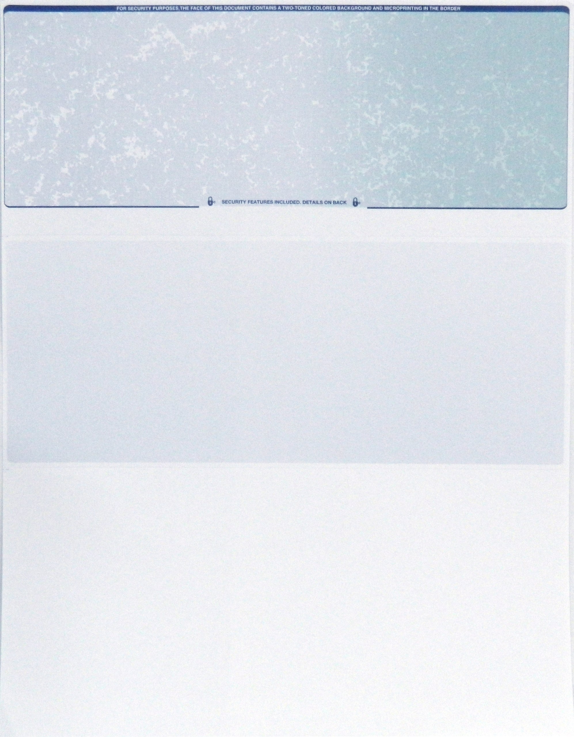 CheckOMatic Computer Check Paper - 100 Pack - Top Blank Stock Checks ...