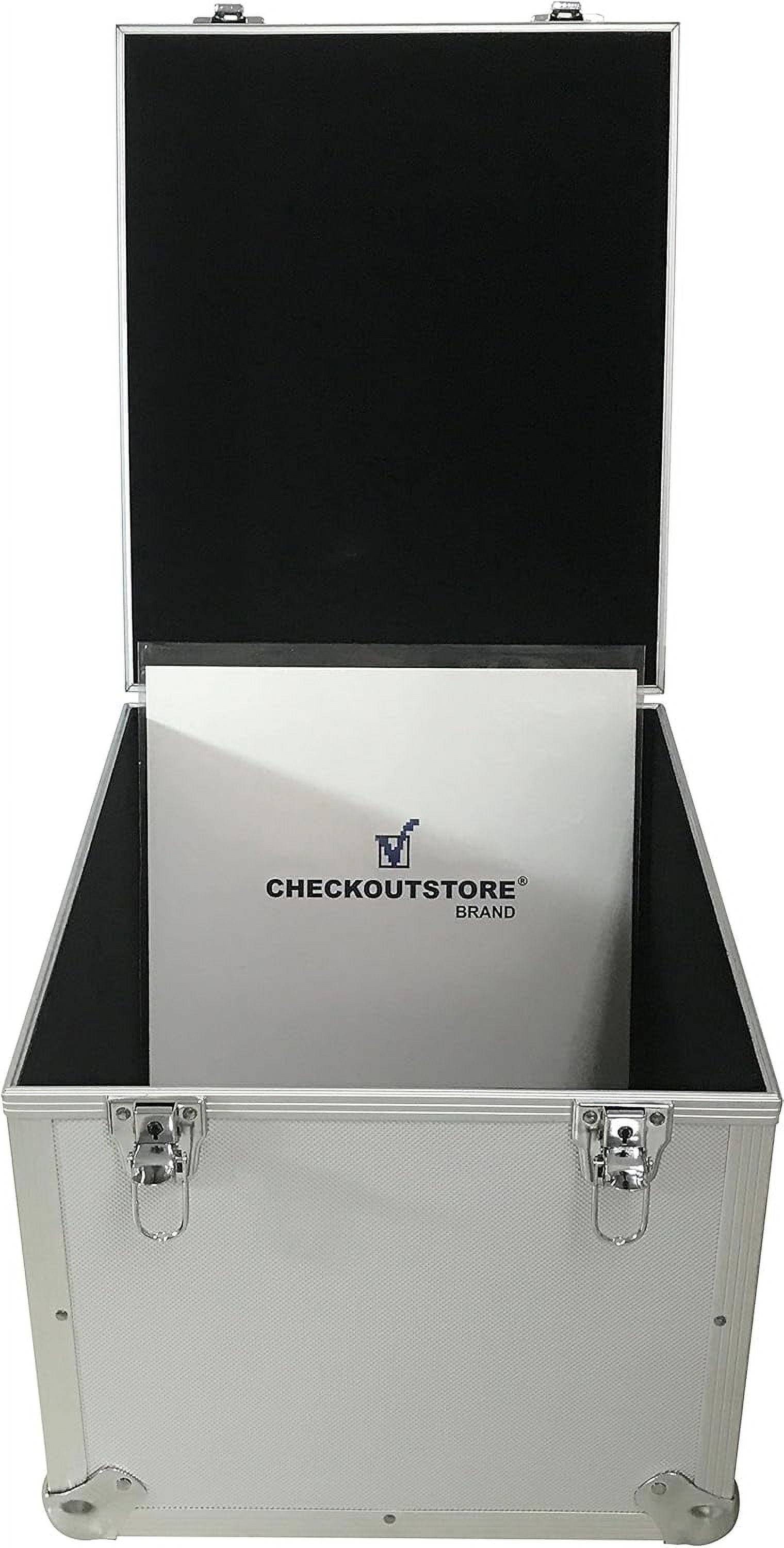 CheckOutStore (1) Aluminum Heavy Duty 12" LP Vinyl Record Album Storage ...