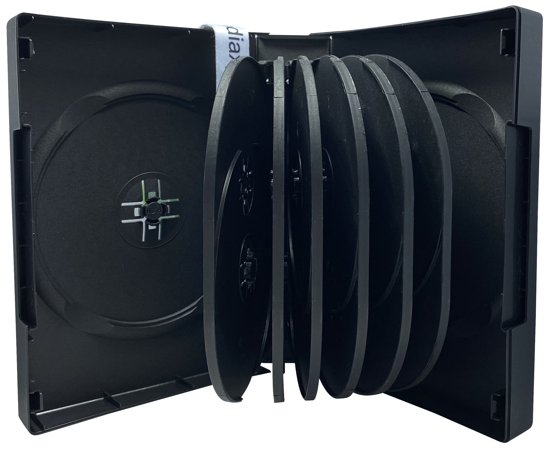 CheckOutStore 10 Black 14 Disc DVD Cases - Walmart.com