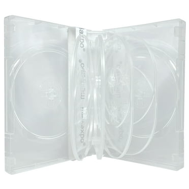 CheckOutStore 300 Clear 6 Disc DVD Cases - Walmart.com