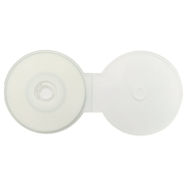 CheckOutStore 10 Clear Mini 8cm Clamshell CD DVD Case - Walmart ...