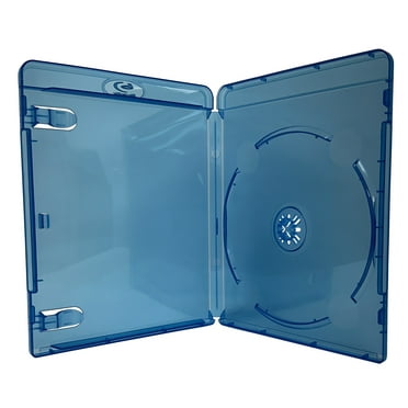 Maxtek 10.4 mm Standard Single Clear CD Jewel Case with Assembled Black ...