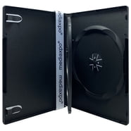 CheckOutStore 100 Black CD/DVD Half Sheet Storage Binder Filing Sleeve ...