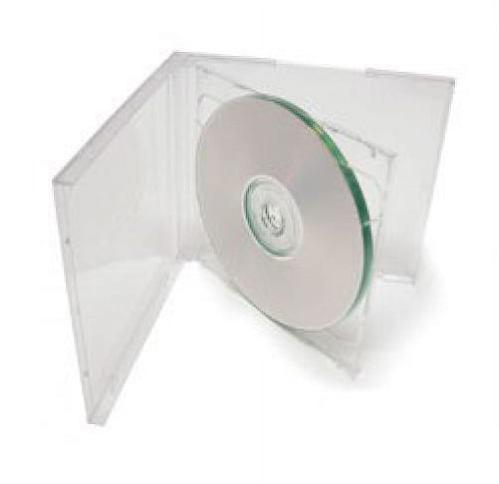 CheckOutStore 10 STANDARD Clear Double CD Jewel Case - Walmart.com