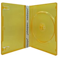 CheckOutStore 500 Standard Solid Red Color Single DVD Cases - Walmart.com
