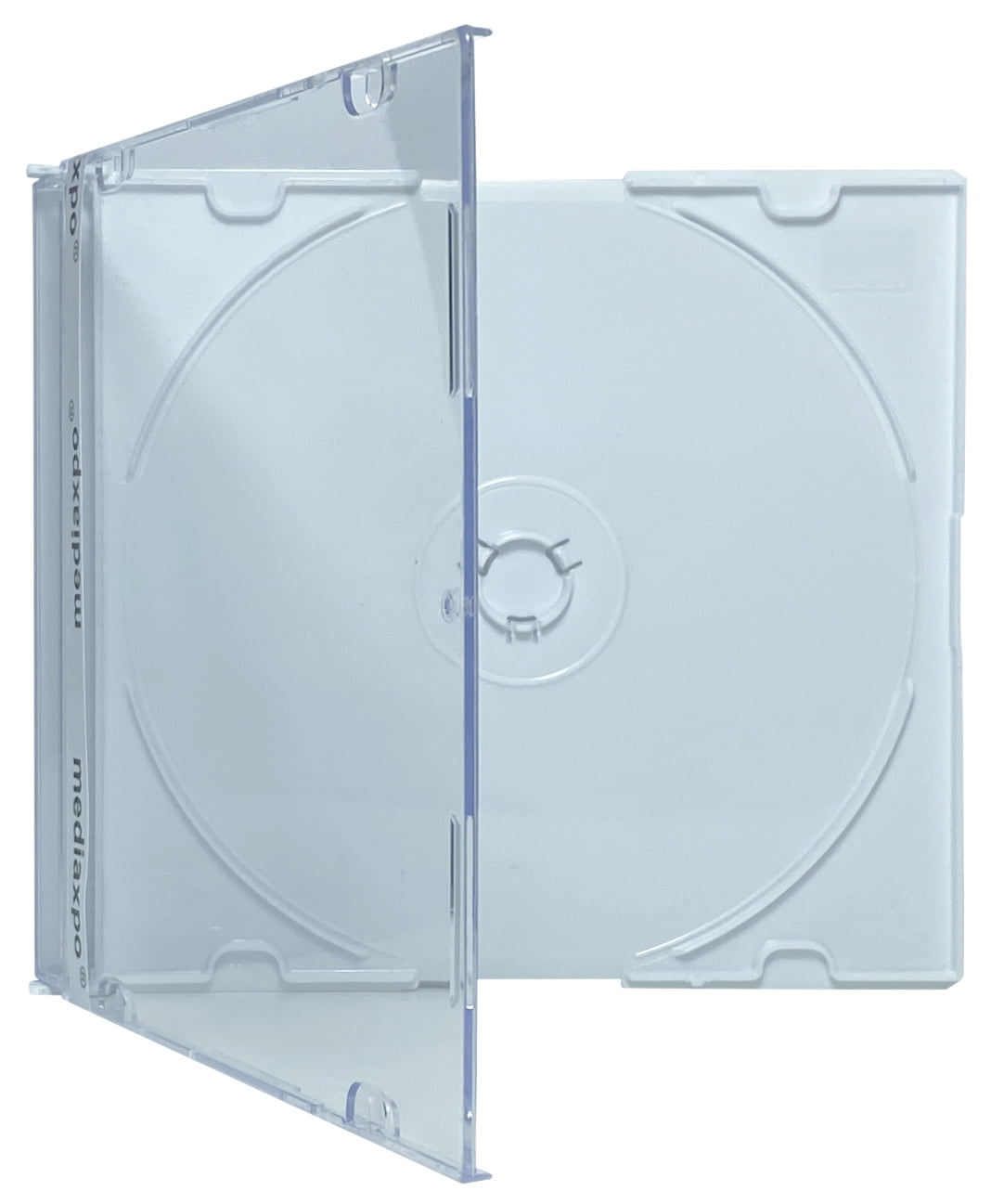 CheckOutStore 10 Slim White Color CD Jewel Cases - Walmart Business ...