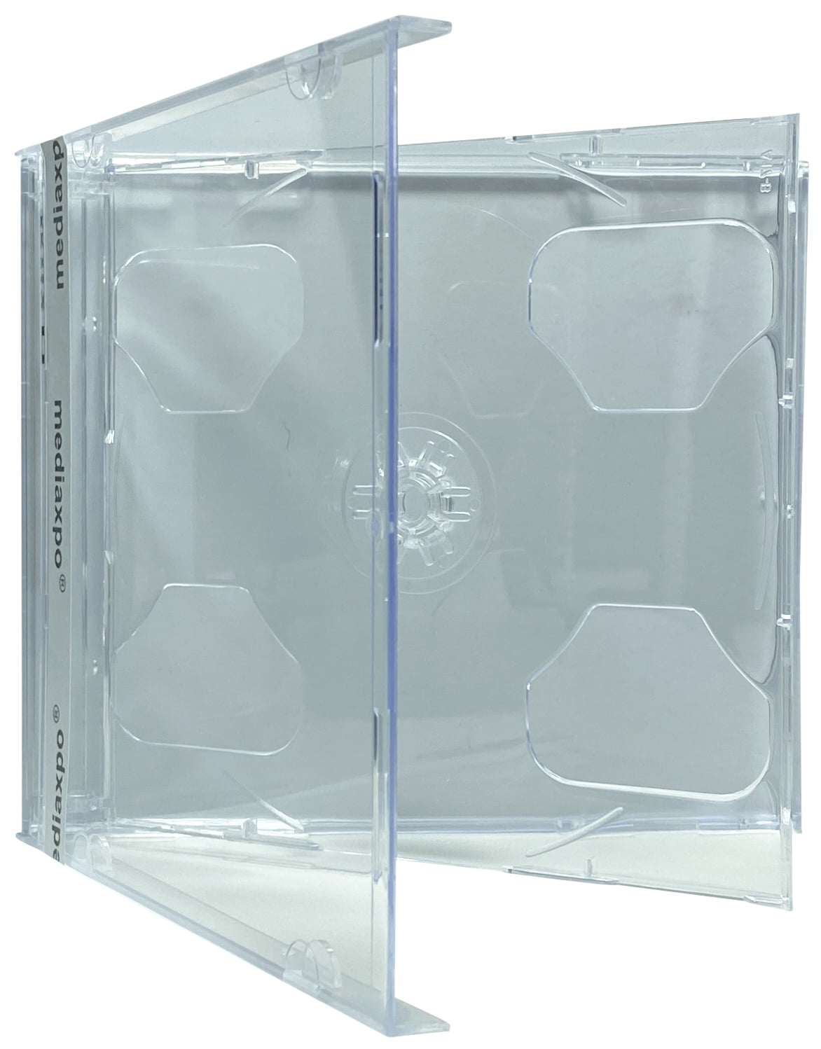 CheckOutStore 10 Standard Clear Smart Tray Double CD Jewel Case ...