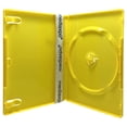 CheckOutStore 10 Standard Solid Yellow Color Single DVD Cases: Computer ...