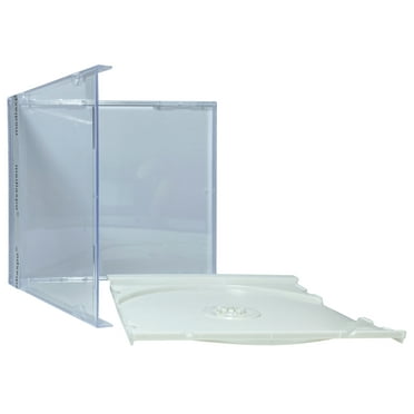 CheckOutStore 10 Standard Assorted Clear Color CD Jewel Case - Walmart.com