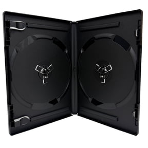 CheckOutStore 10 Standard Solid Red Color Single DVD Cases - Walmart.com