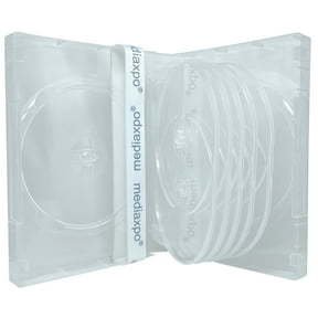 CheckOutStore 100 Standard Black Quad 4 Disc DVD Cases - Walmart.com
