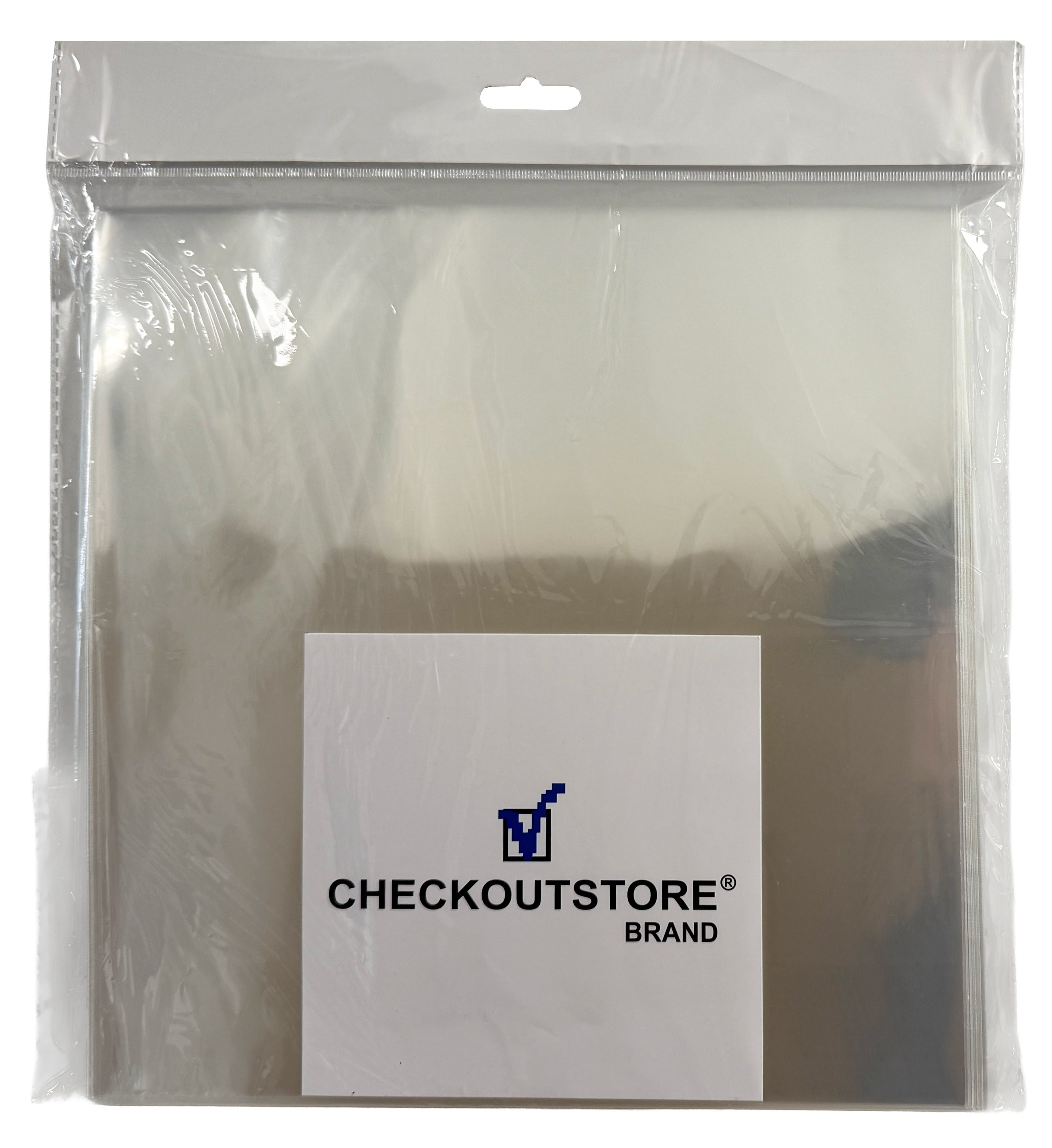 CheckOutStore 100 Clear Plastic OPP for 10" Vinyl 78 RPM Record Album ...