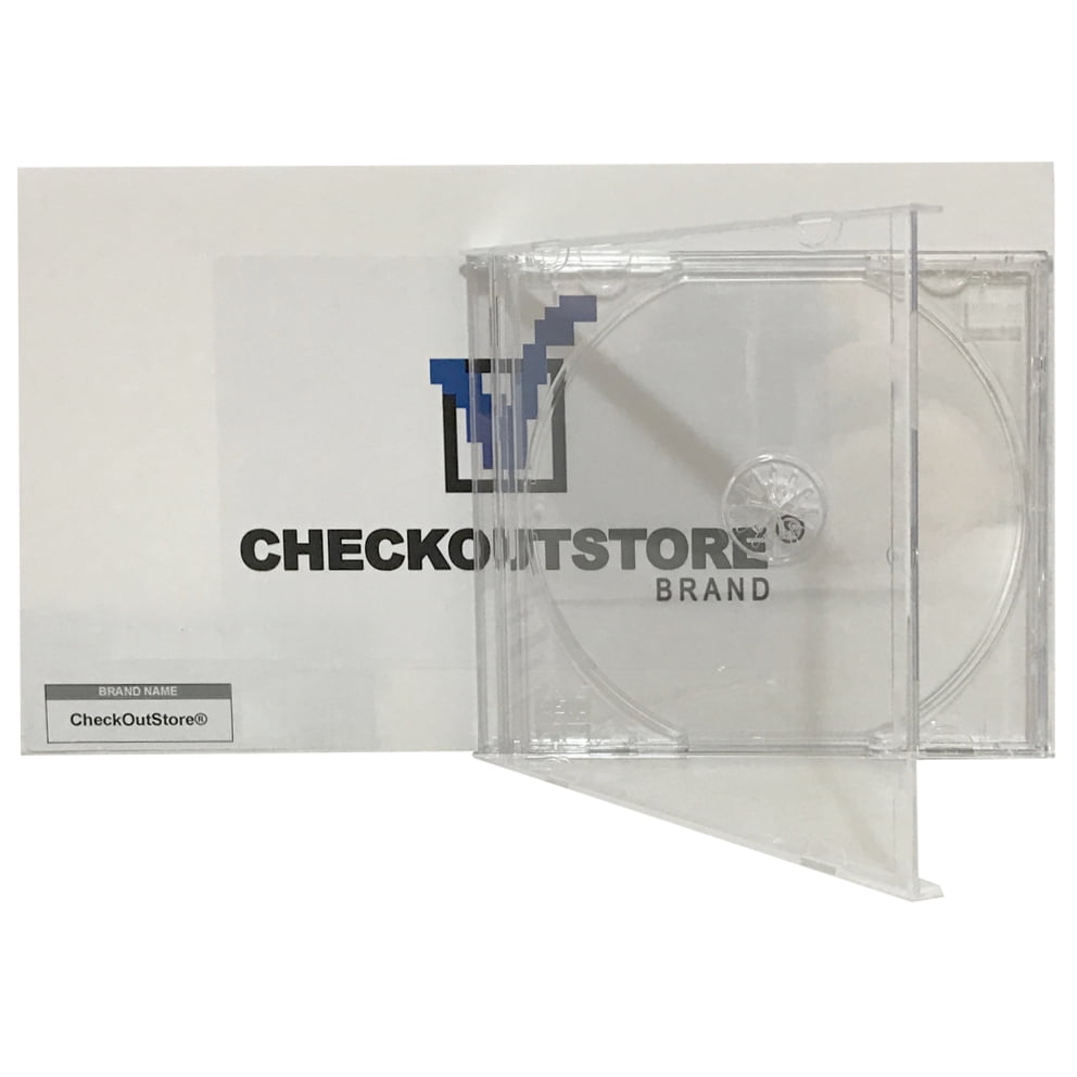 CheckOutStore 100 Original Vintage Old Style Standard Clear CD Jewel ...