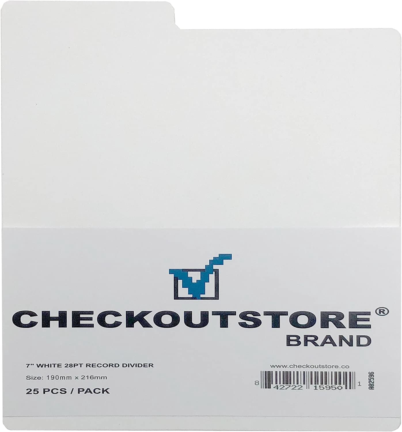 CheckOutStore 100 Premium Plastic Record Dividers to Organize 7" Vinyl ...