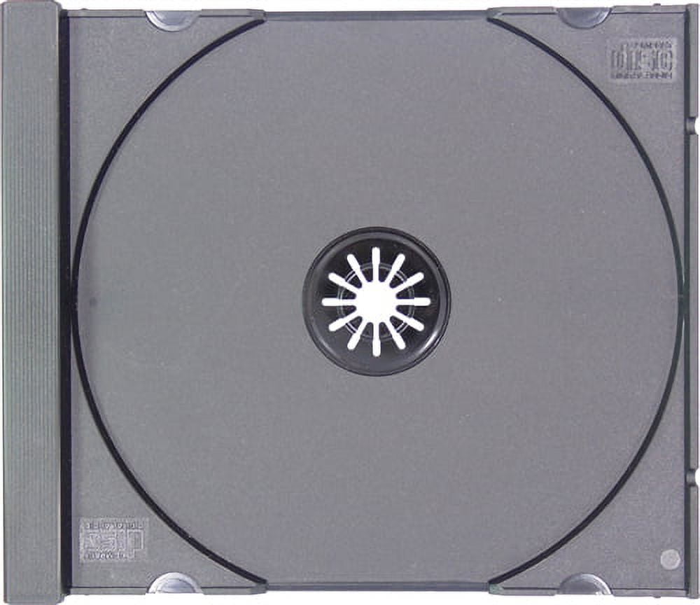 CheckOutStore 100 STANDARD Black CD Jewel Case (Tray Only NO Cartons ...