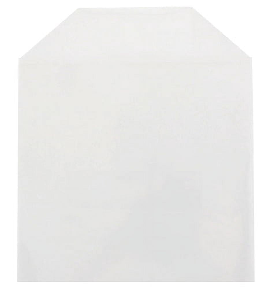 CheckOutStore 1000 CPP Clear Plastic Sleeve with Flap (No Stitches ...