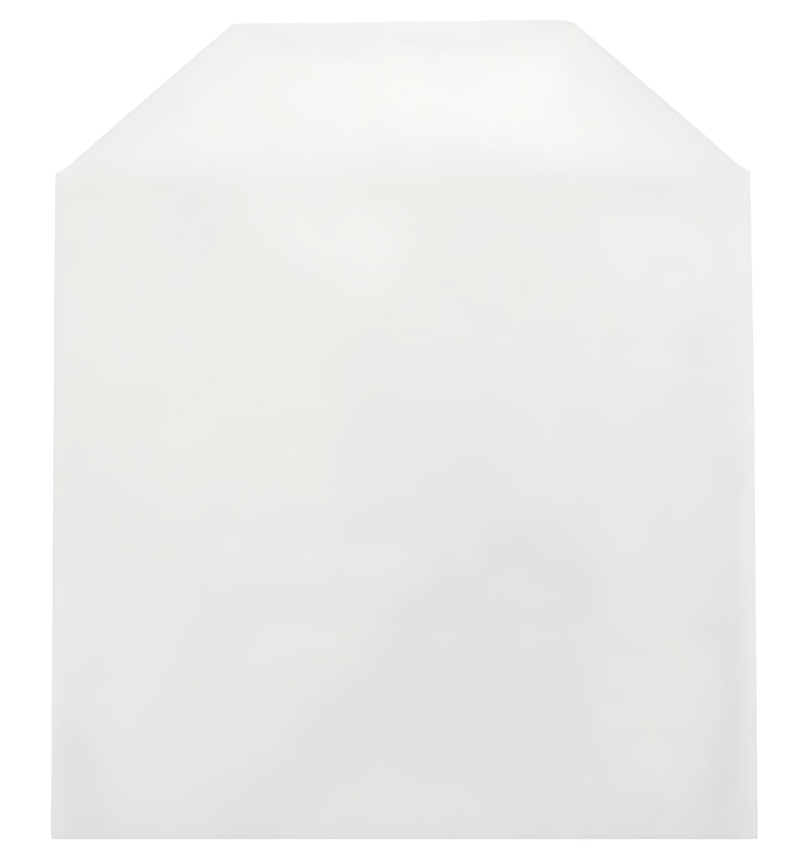 CheckOutStore 1000 CPP Clear Plastic Sleeve with Flap (No Stitches ...