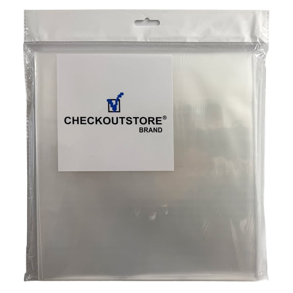CheckOutStore 1000 Clear Plastic CPP for 10" Vinyl 78 RPM Record Album ...