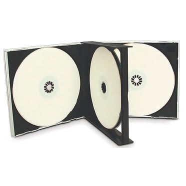Checkoutstore Quad 4 Disc CD Jewel Case, Clear, 22mm Thick, Polystyrene ...