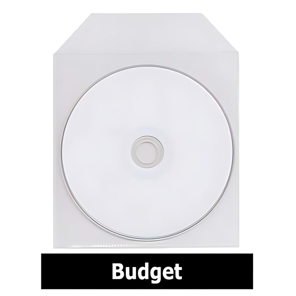 CheckOutStore 200 CPP Clear Plastic Sleeve with Flap Budget - Walmart Business Supplies