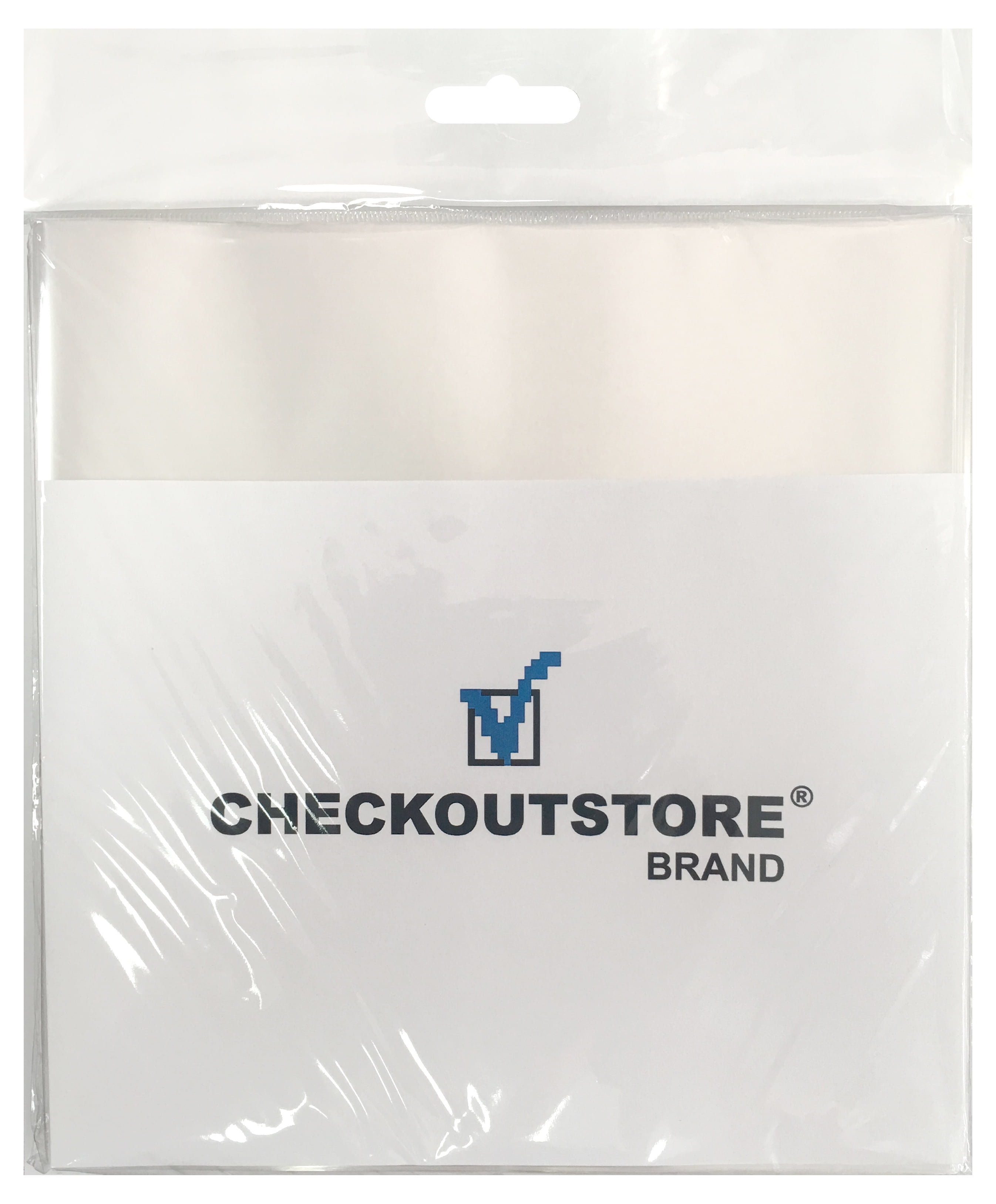CheckOutStore 200 Clear Plastic OPP for 7" Vinyl 45 RPM Record Album ...