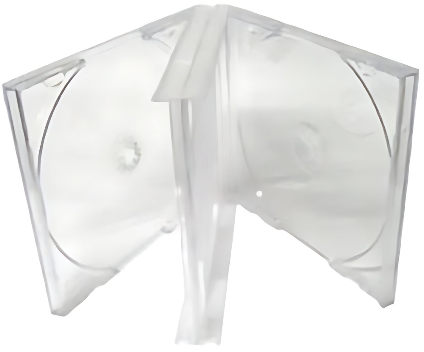 CheckOutStore 200 Clear Quad 4 Disc CD Jewel Case - Walmart.com