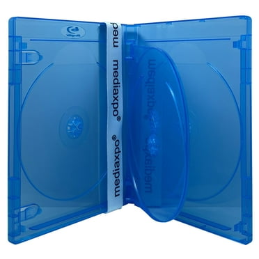 CheckOutStore 100 Standard Black Quad 4 Disc DVD Cases - Walmart.com