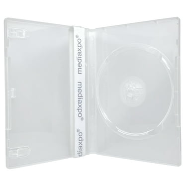 CheckOutStore 200 Standard Solid Yellow Color Single DVD Cases ...