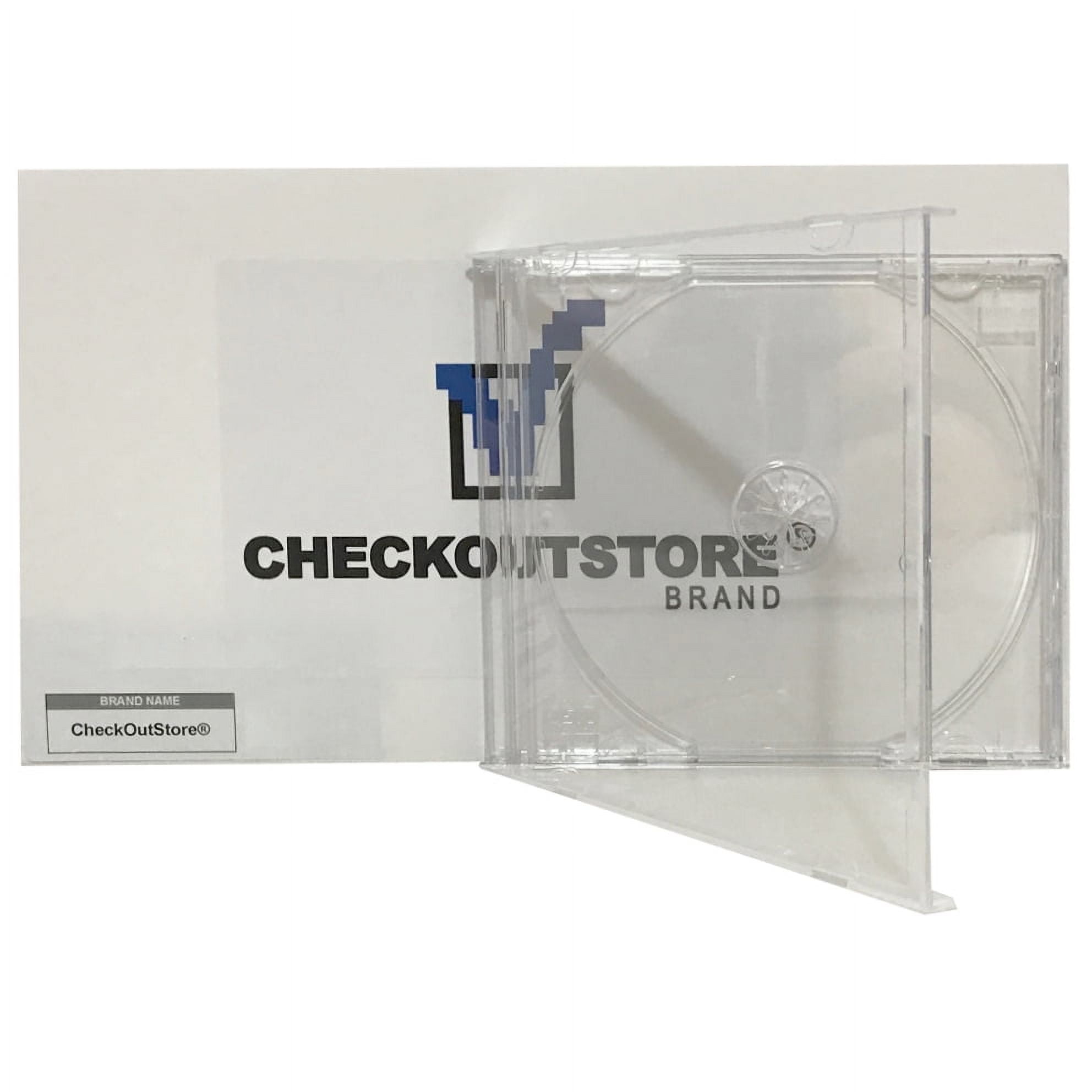 CheckOutStore 25 Original Vintage Old Style Standard Clear CD Jewel ...